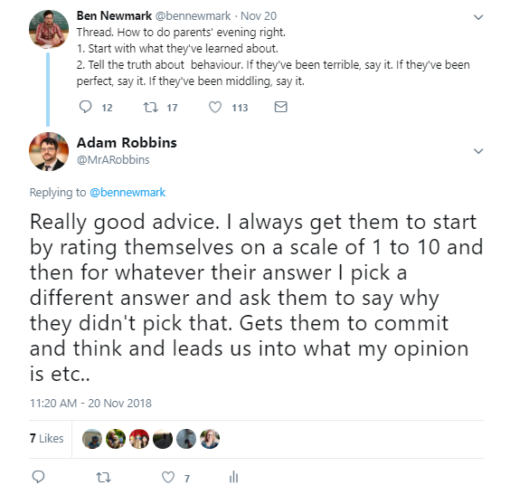 Scaling: A useful tool when dealing with students – Adam Robbins Education